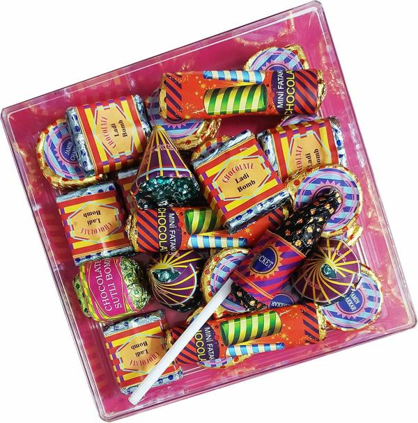 Fabbites Dry Fruit, Gems, Oreo, Crunchy Cracker Chocolate Gift Diwali ...