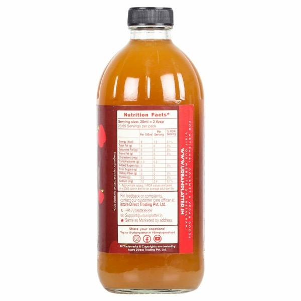 Urban Platter Apple Cider Vinegar with Mother, 473ml (Raw, Unfiltered ...