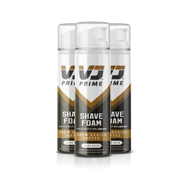 Vj Prime Coffee Shave Foam - 200 g(Pack of 3) - JioMart