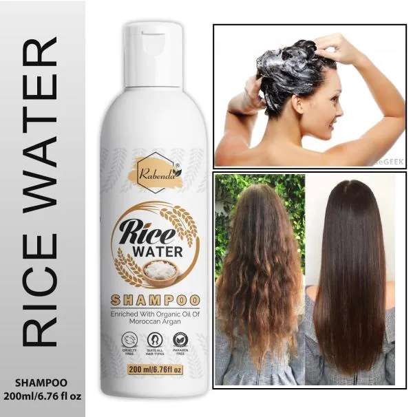 Rabenda Rice Water Revitalizing Shampoo for Dry,Damaged, Frizzy/Curly ...