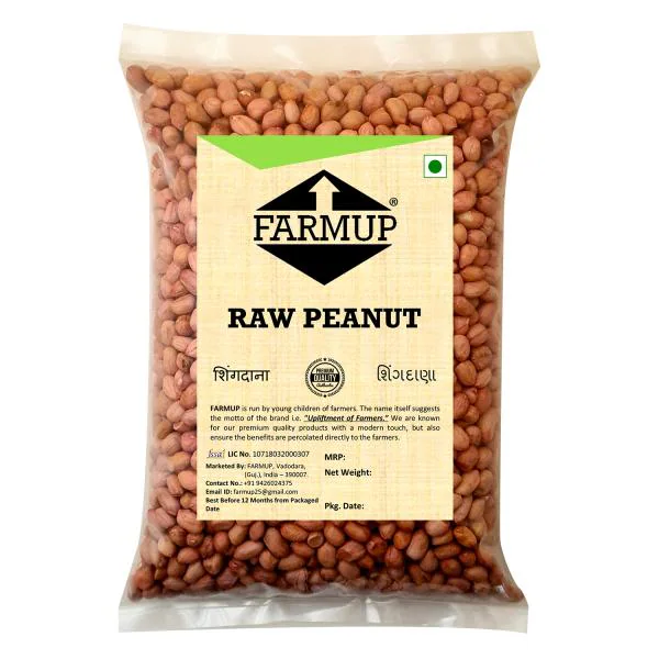 FARMUP Raw Ground Nut, (Singdana | Peanut ,900 Gram Pack of 1) - JioMart