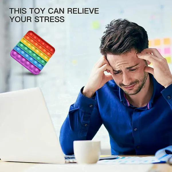 ELITEHOME Pop it, Push Pop Bubble Fidget Sensory Pop It Toys For Stress ...