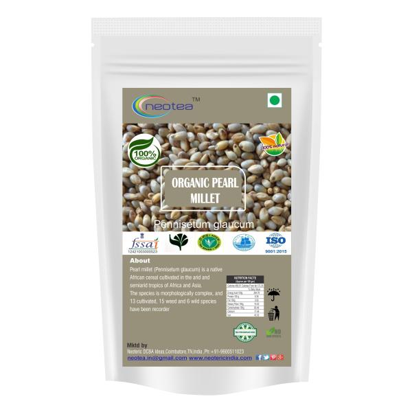 Neotea Organic Kattu Kambu Pearl Milllet Bajra Sajjalu, 500 Gm - JioMart