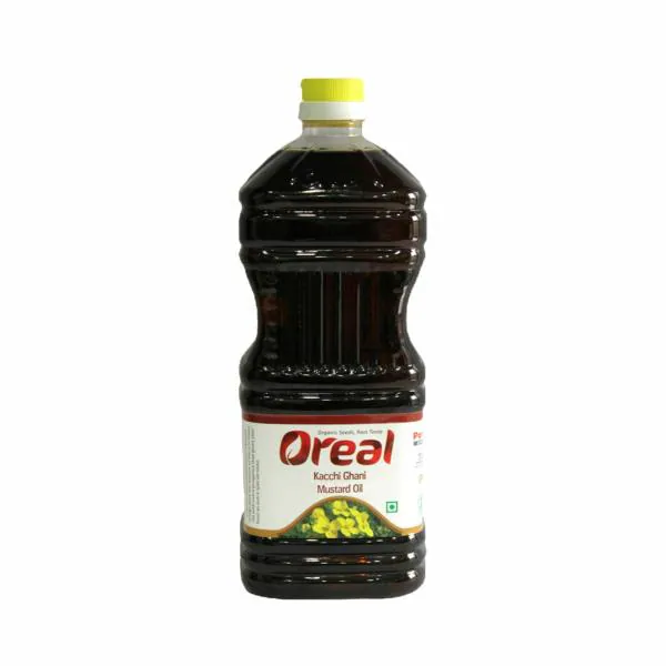 Oreal 2L Kachi Ghani Mustard Oil | Premium & Pure Sarso Oil for Cooking ...