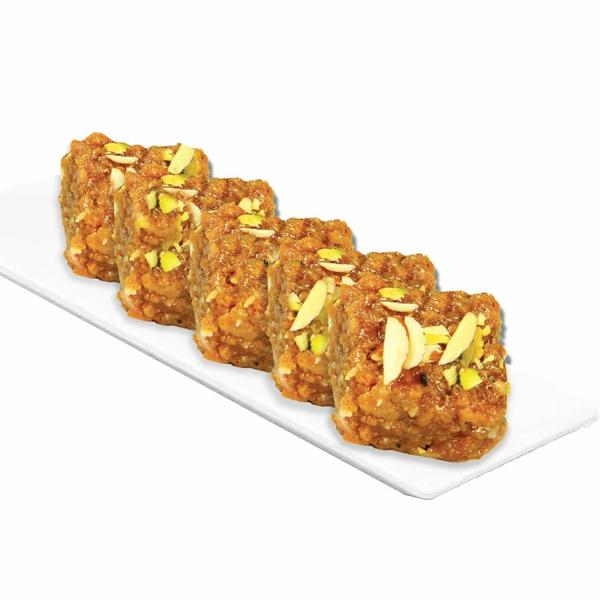 Delight Foods Premium Dodha Burfi (Dhoda Barfi) 500g + Greeting Card ...