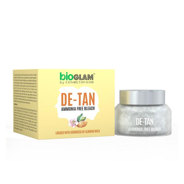 Cosmetofood Bioglam De-Tan Ammonia Free Bleach | For Glowing Skin, Oil ...