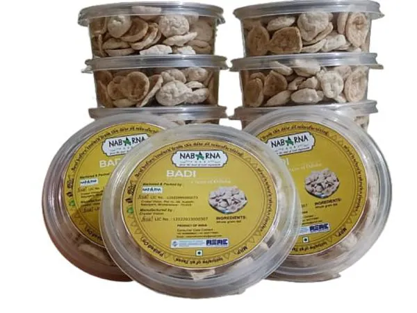 NABARNA Odisha Famous Traditional Plain Biri Badi Ready to Fry And Cook ...