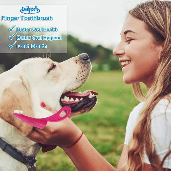 Sage Square Dog Finger Toothbrush, Dog Tooth Brush Silicone, Keep Dog's ...