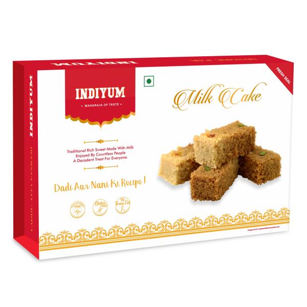 Indiyum Indian Sweets Mithai Milk Cake 200g (200g X 2) - JioMart