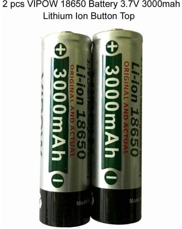 CARBON Vipow Green 3000 mAh Battery (Pack of 2) - JioMart