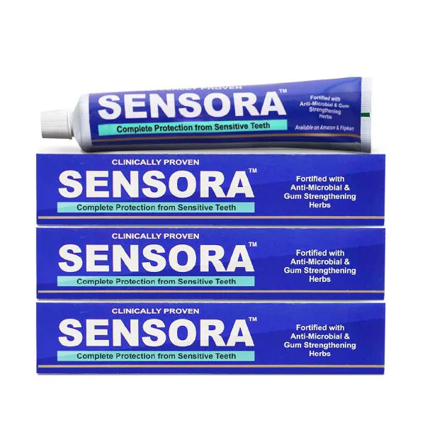 SENSORA Herbal Sensitivity Relief Toothpaste with Rapid Relief Formula ...