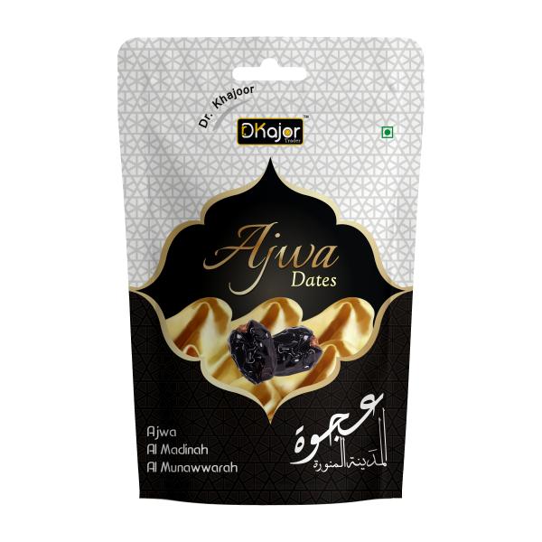 Original Saudi Jumbo Ajwa Khajur Dry Dates (400 g) - JioMart
