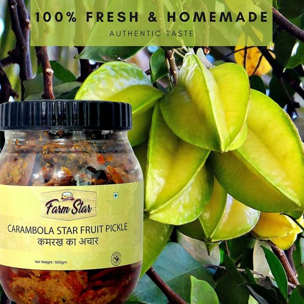 Farm Star Carambola Star Fruit Pickle, 500 Gram - JioMart