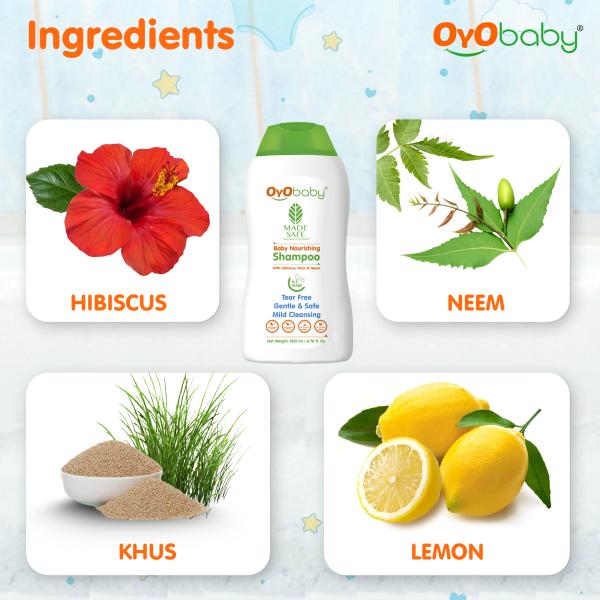 Oyo Baby Baby Shampoo | For New Born Baby 200ml - JioMart