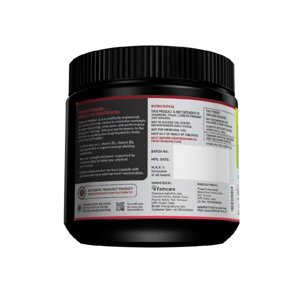 Proburst Predator Pre-Workout Green Apple 250 g - JioMart