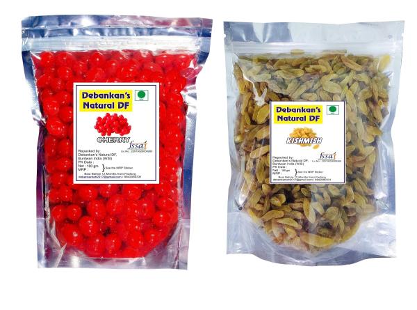 Debankan's Natural DF Festive Gift Pack of 2 Cherry,Kishmish (2x100gm) - JioMart