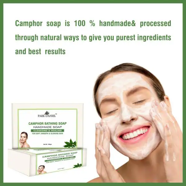Park Daniel Camphor Bathing Bar Soap For Soft, Smooth And Glowing Skin ...