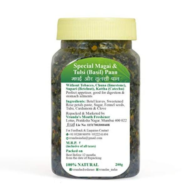 Vrunda's Special Maghai And Tulsi Basil Pan Mitha Paan Paan Masala ...