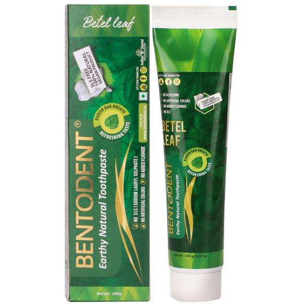 Bentodent Betel Leaf Toothpaste - Natural & SLS Free 100g - JioMart