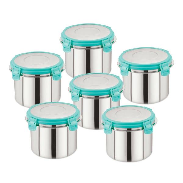 PPI Air Tight Fusion Container Click and Seal Lock Stainless Steel ...