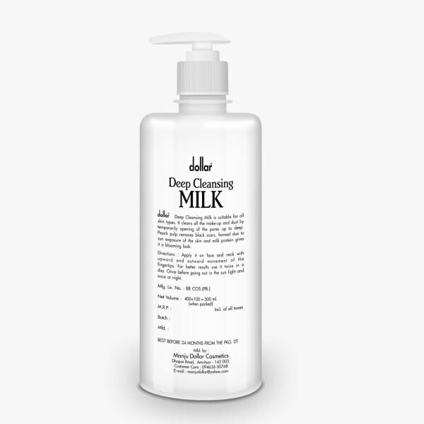DOLLAR DEEP CLEANSING MILK 500ML - JioMart
