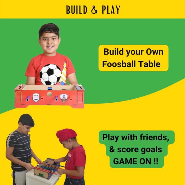 Eqiq Think Labs Mini Football Table Soccer Game STEM Educational Fun ...