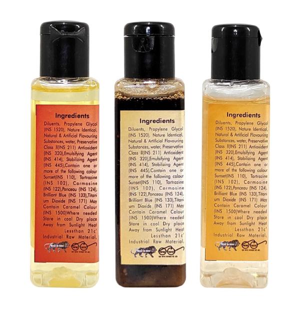 K3 Masala Badam,Vanilla and kesar Flavor food Essence.(30gm x3)(Pack of ...