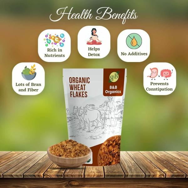 B&B Organics Millet Flakes Combo Pack of (Foxtail Millet Flakes & Wheat ...