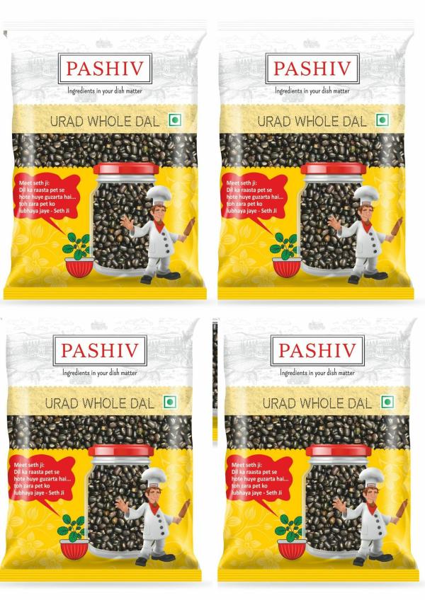 PASHIV (UNPOLISHED) URAD WHOLE DAL | PACK OF 4 (500GMS*4) - 2KGS - JioMart