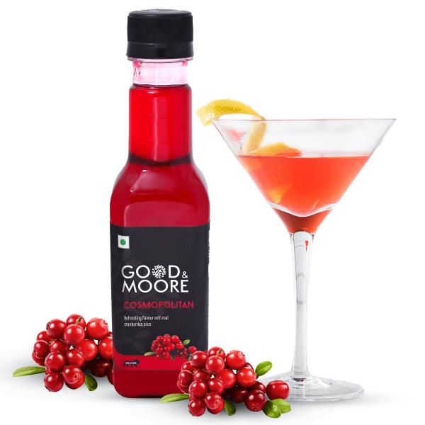 GOOD+MOORE Cosmopolitan Mix | Cocktail and Mocktail Mixer | Cranberries ...