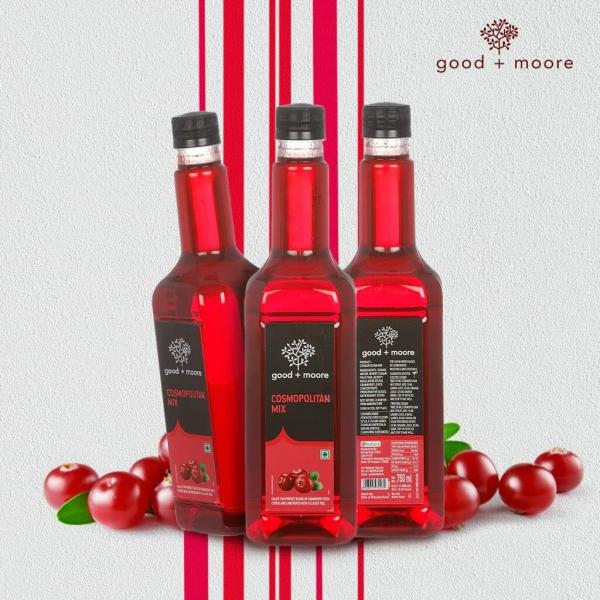 GOOD+MOORE Cosmopolitan Mix | Cocktail and Mocktail Mixer | Cranberries ...