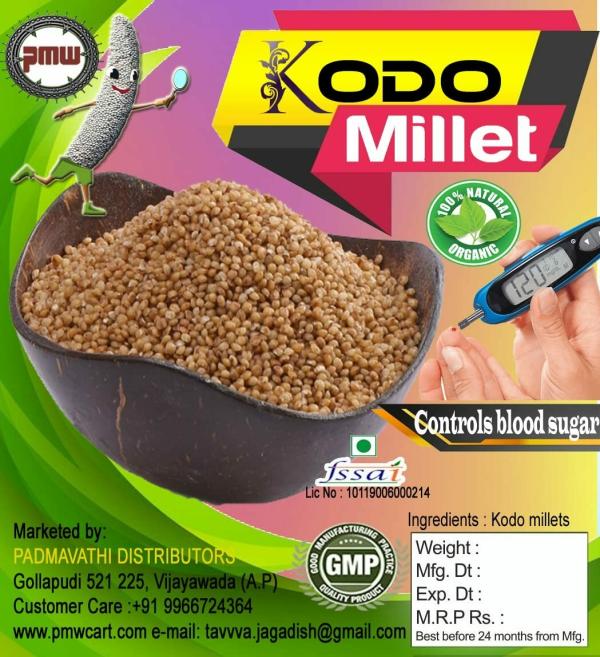Pmw - Grade A Quality - Kodo Millet - Kodon - Varagu - Arikelu - Haarka ...