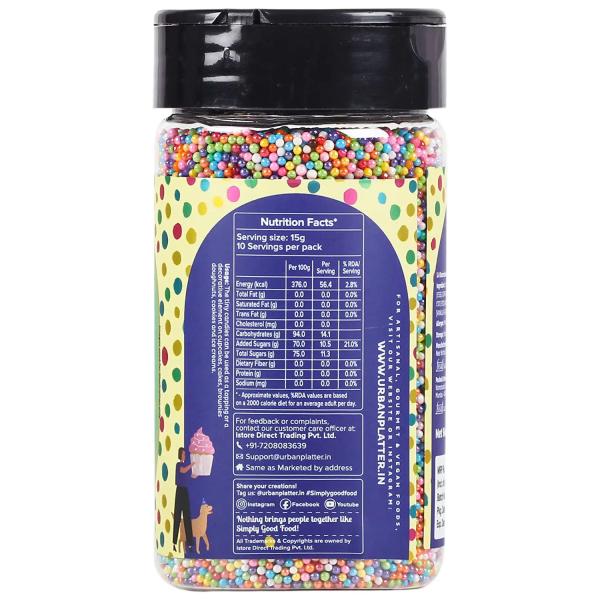 Urban Platter Rainbow Magic Pearl Sprinkle Balls, 150g - JioMart