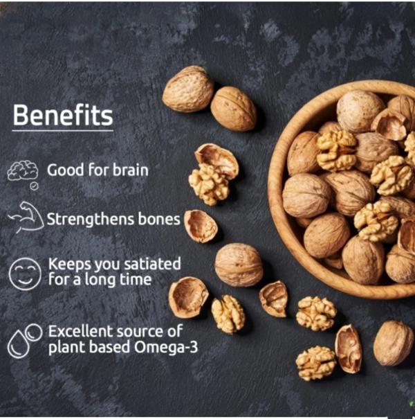 Chastity Premium Quality California Inshell (Akhrot) Walnuts 400g - JioMart