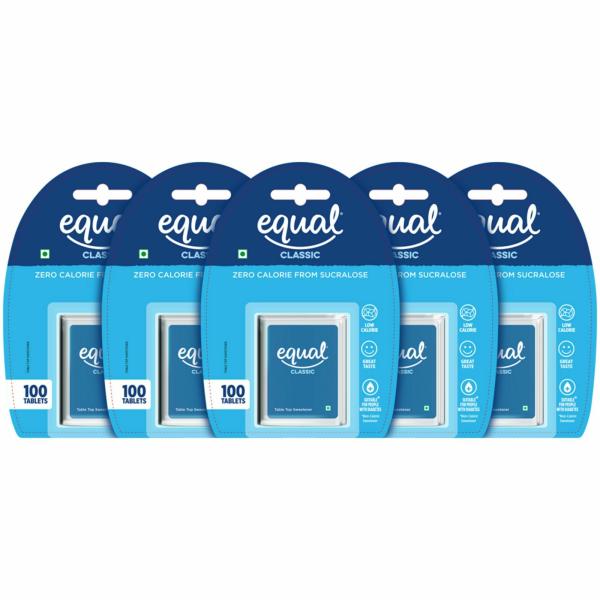 Equal Classic Zero Calorie Sweetener, Sugar Free, Calorie Control, 100 ...