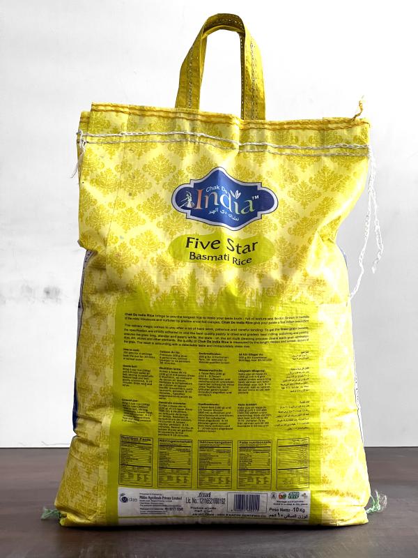Chak De India Five Star Basmati Rice 10KG (Tibar Rice) - JioMart