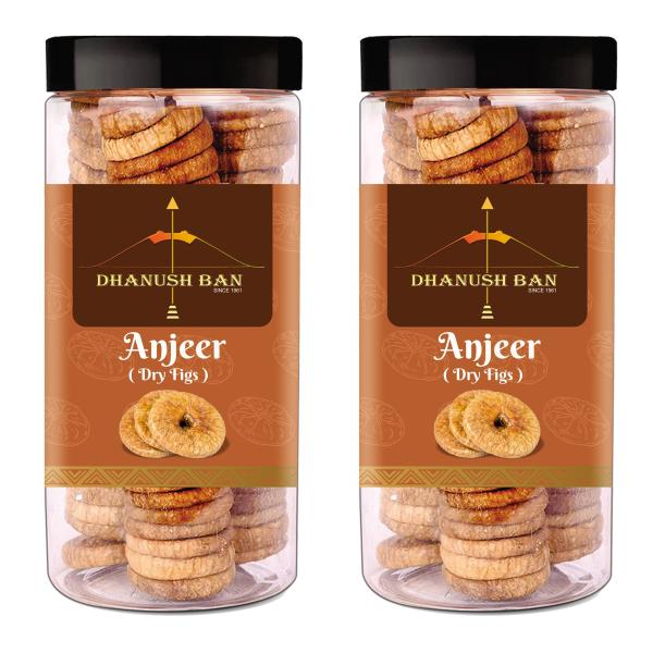 DHANUSH BAN Premium Afghani Anjeer - 500 g | Dried Figs | Natural, Rich ...