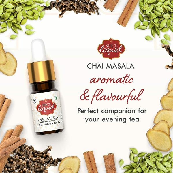 Spice Liquid Chai Masala/ Tea Masala for Beverages and Dessert (5 ml ...
