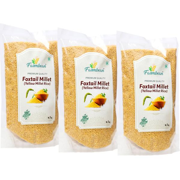 Farmbean Foxtail Millet Natural Grains, 3kg - (Kaon / Kang / Kangni ...
