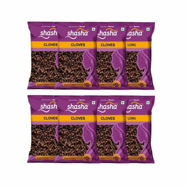 Shasha Spices , Whole Cloves (Sabut Laung) - 50g x 8 - JioMart