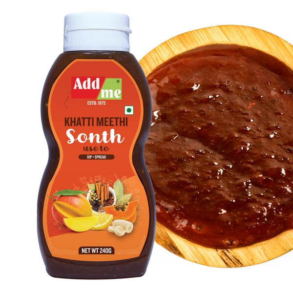 Add me Home Made Khatti Meethi Sonth Chutneys, 240gm Sweet and Sour ...