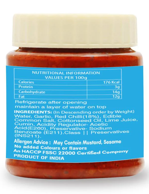 365 SPICERY Kolhapuri Red Chilli Thecha 250g Jar Pack - JioMart