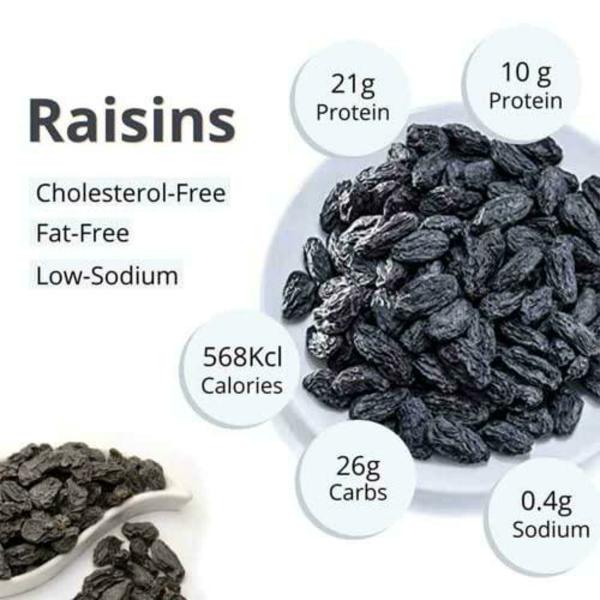 Healthy Seedless Black Raisins 1 Kg - JioMart