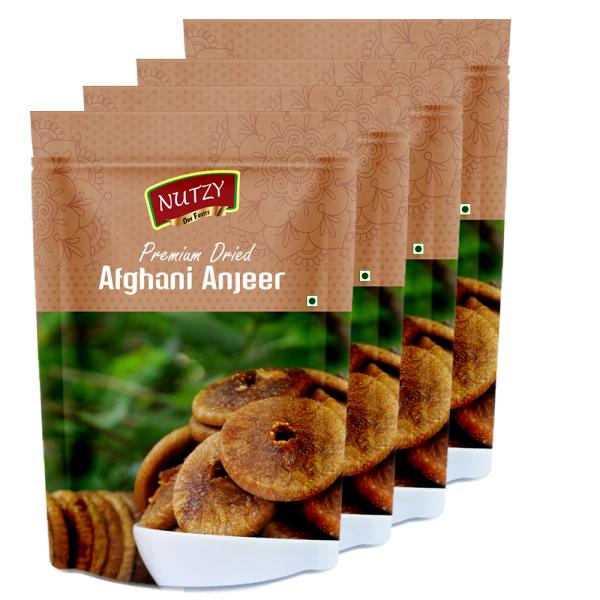 Nutzy Afghani Anjeer 800 g (4x200 g) | Anjeer | Fresh Anjeer| - JioMart