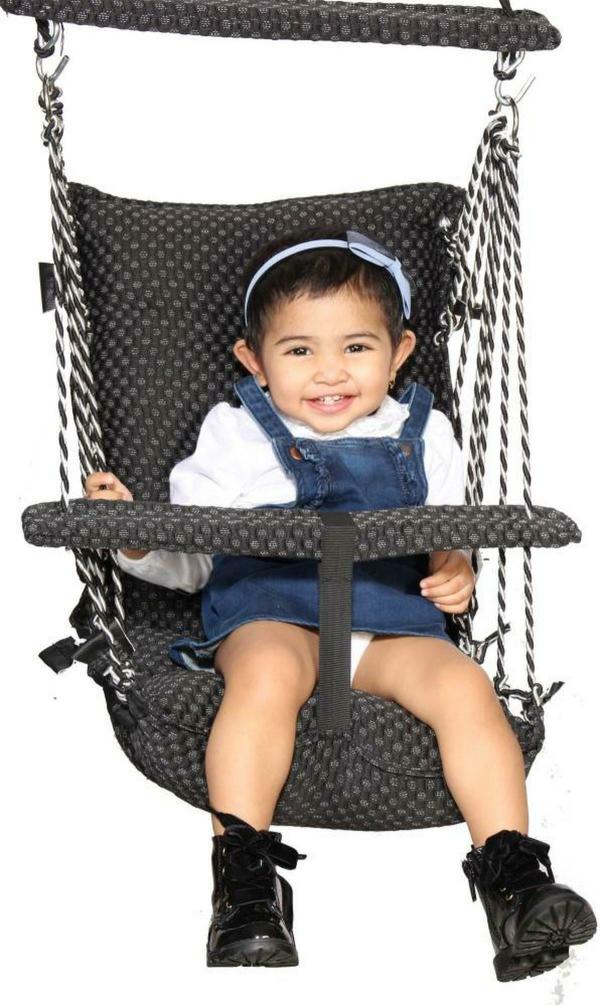 NAVRANGI Faburaa Safe and Leg Lock Mechanism Black Piccolo Swing 35 x ...