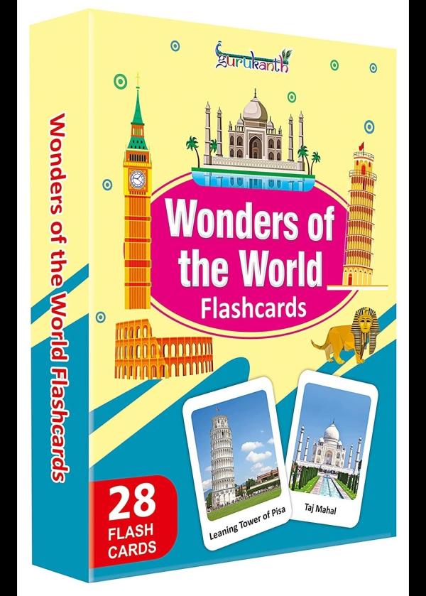 Gurukanth Storio Wonders of The World Flash Cards for Kids Early ...