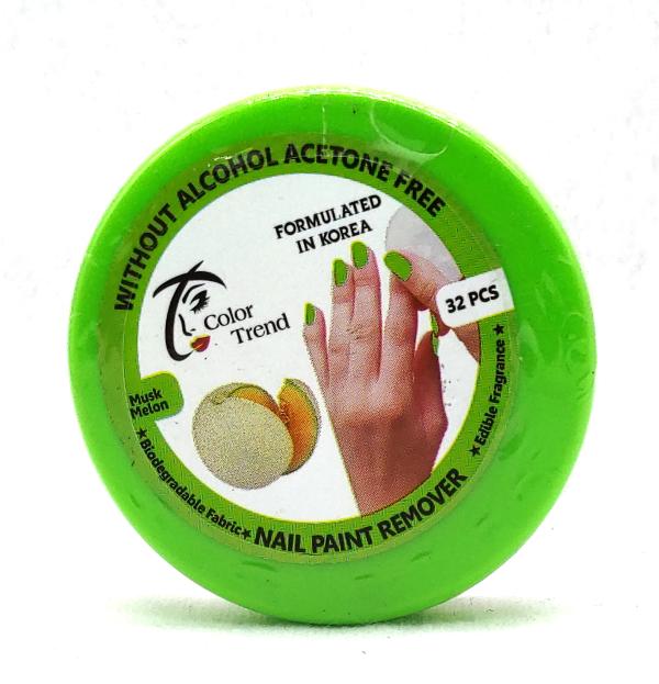Color Trend Alcohol Acetone free remover Wipes - Musk Melon - JioMart