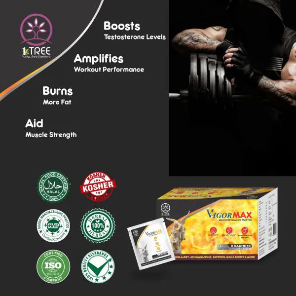 1 Tree Vigormax Delay Spray + Male Performance Sachets -Increase Stamina & Energy - Double Power ...