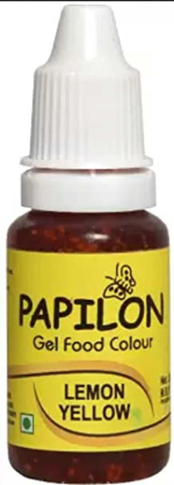 PAPILON Concentrated Gel Food Color Lemon Yellow 20gm Yellow (20 g ...
