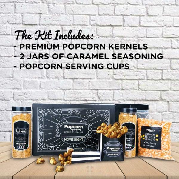 Popcorn & Company Caramel DIY Kit , Popcorn Kernels Seeds with Caramel ...